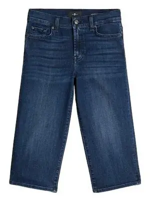 7 For All Mankind Slim Illusion Capri - Denim