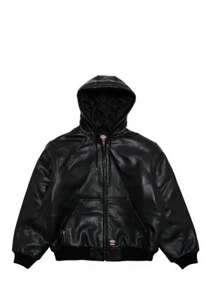 SUPREME Supreme X Dickies Hooded Leather Jacket