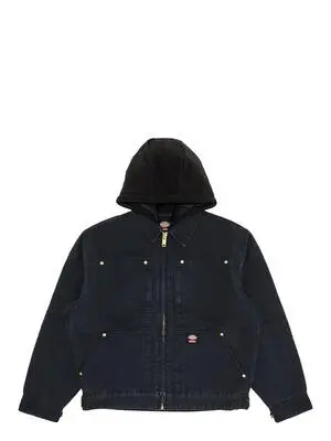 Supreme X Dickies Hooded Work Jacket - Black