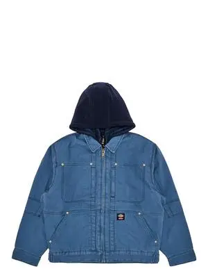Supreme Hooded Work Jacket - Blue