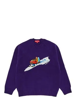 Supreme Snowmobile Sweater - Purple