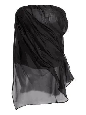 THE GARMENT Gilian Draped Bustier Top - Black