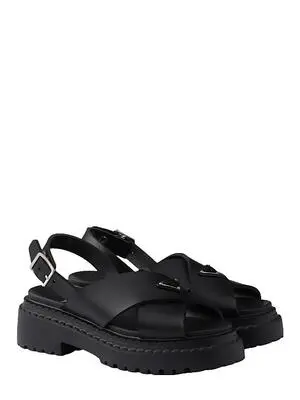 Prada Rubber Sandals - Black