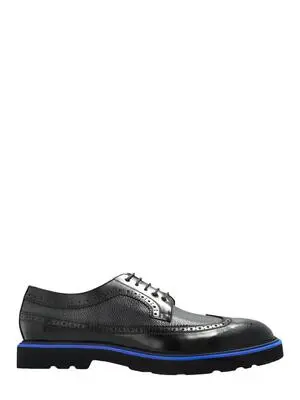 Paul Smith Leather Derby Shoes - Black