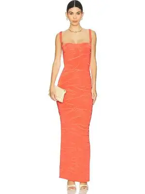 Superdown Ezra Maxi Dress - Orange