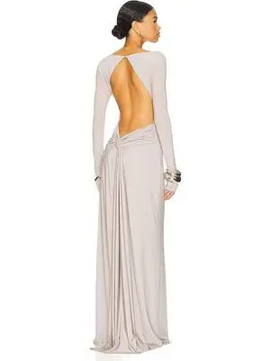 Misha Collection Blake Jersey Maxi Dress - Neutral