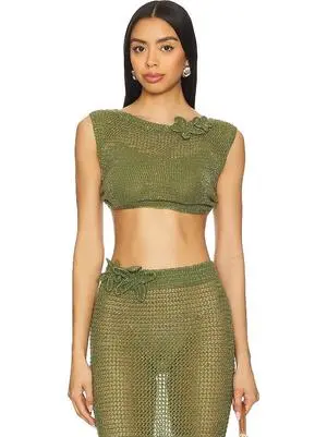BANANHOT Yoko Shirt - Knitted Jungle Green