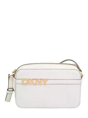 Dkny Logo-lettering Crossbody Bag - Neutrals