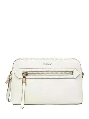 Dkny Leather Crossbody Bag - Neutrals