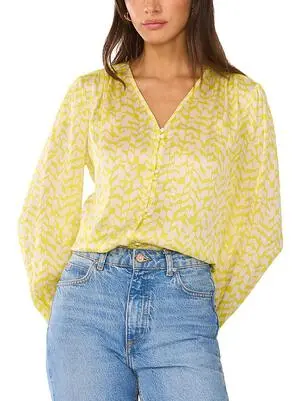 VINCE CAMUTO Double Button Top