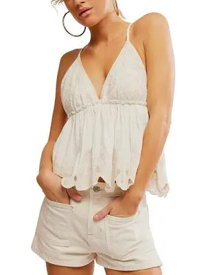 Free People Sunny Days Cami Ivory
