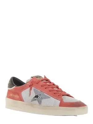 GOLDEN GOOSE Stardan Low Top Sneakers - Orange Black