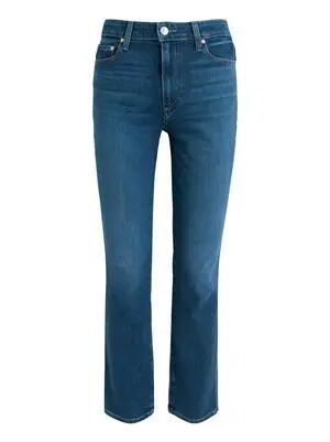 Paige Cindy Straight-leg Jeans - Dark Blue