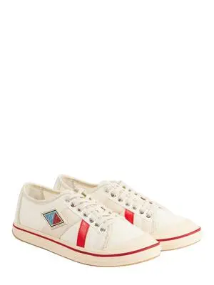 Bottega Veneta Eliot Leather And Canvas Sneakers - Multicoloured