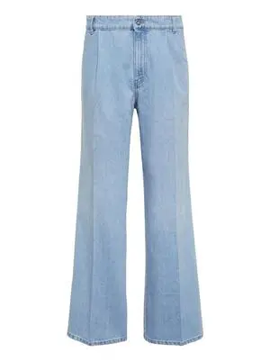 Miu Miu Low-rise Wide-leg Jeans - Blue