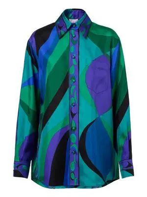 Emilio Pucci Pesci Silk Shirt - Multicoloured