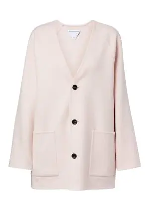 Bottega Veneta Wool Coat - Pink