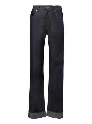 Bottega Veneta Mid-rise Straight Jeans - Blue