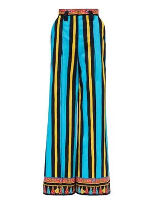 Dolce & Gabbana Striped Wide-leg Pants - Multicoloured