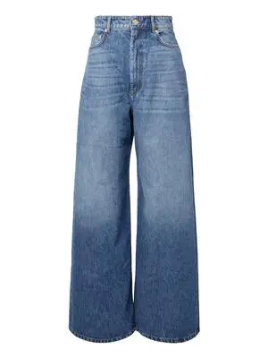 SPORTMAX Procida Mid-Rise Wide-Leg Jeans