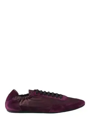 Prada Re-Nylon Suede Sneakers Purple