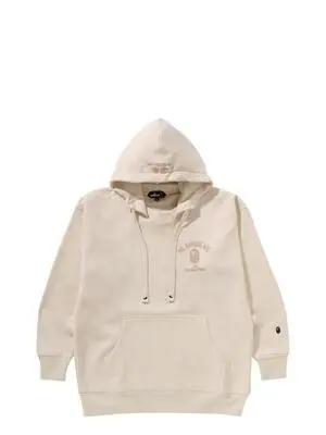 A BATHING APE College Pullover Hoodie - Cream