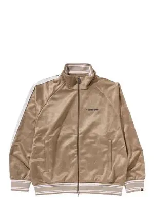 A BATHING APE Relaxed Fit Track Jacket - Tan