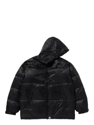A BATHING APE Shark Relaxed Fit Down Jacket - Black