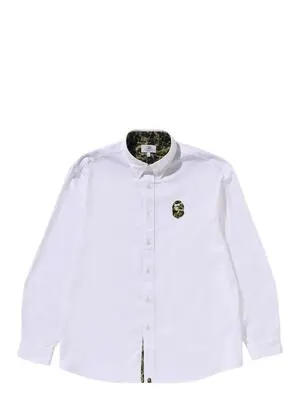 A BATHING APE Relaxed Fit Shirt - White