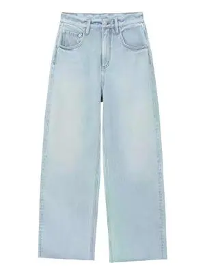 HEY JOANIE Moon Curve Jeans - Blue