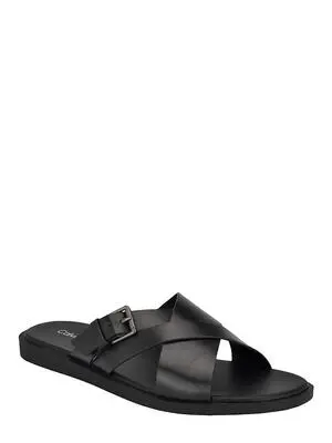 Calvin Klein Criss-cross Strap Sandals - Black