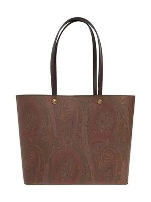ETRO Large Paisley Jacquard Canvas Tote