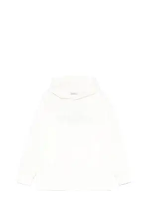 Max Mara Embroidered-logo Hoodie - White