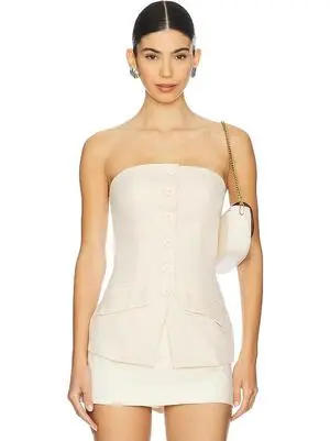 ALL THE WAYS Darcie Strapless Top - Cream