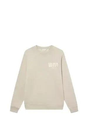 LES DEUX Cotton Sweatshirt - Neutrals