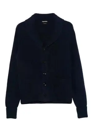 TOM FORD Cashmere Cardigan - Hb745 Midnight Blue