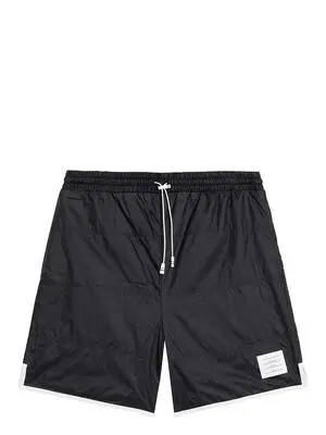THOM BROWNE Logo-Appliquéd Ripstop Shorts