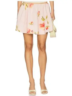 LOVERS AND FRIENDS Petal Mini Skirt - Pink Nola Floral