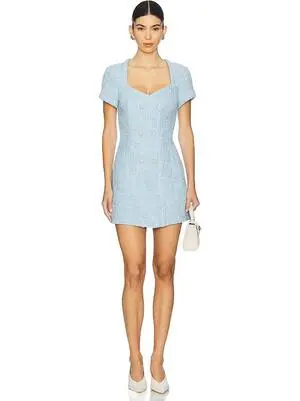 Likely Gia Heavyweight Tweed Dress - Blue Bell