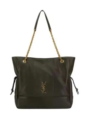 Saint Laurent Jamie Leather Tote Bag - Green