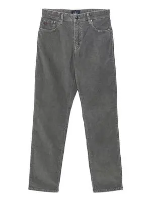 HACKETT Logo-embroidered Trousers - Grey