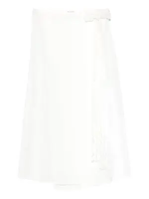 WALES BONNER Antille Skirt - White