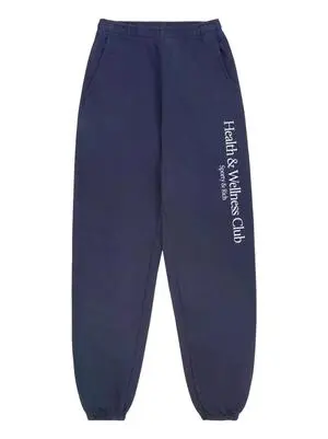 SPORTY & RICH H&w Crest Track Pants - Blue