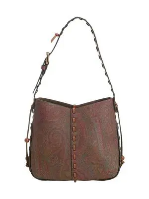 Etro Paisley-print Shoulder Bag - Brown