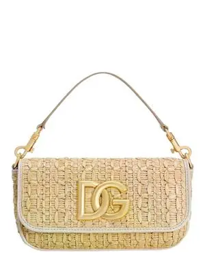 Dolce & Gabbana Logo-embroidered Tote - Neutrals