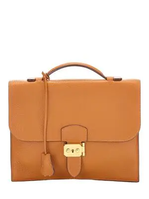 Hermès Clemence Sac A Dépêches 27 - Orange