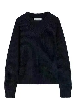 JIL SANDER Wool Sweater - Blue