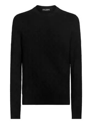 Dolce & Gabbana Silk Jumper - Black