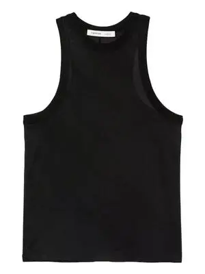 Carven Silk Tank Top - Black