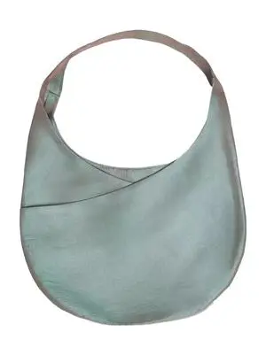 COA NYC Satin Shoulder Bag - Grey